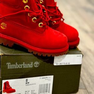 Timberland | Shoes | Timberland 6 Inch Premium Ps Dark Red Tb ...